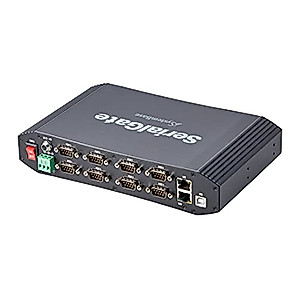 SystemBase - 8ports Serial RS232/RS422/RS485 to Ethernet Device Server, Industrial Grade, Supports Modbus RTU/ASCII (SG-2081DIL/ALL)