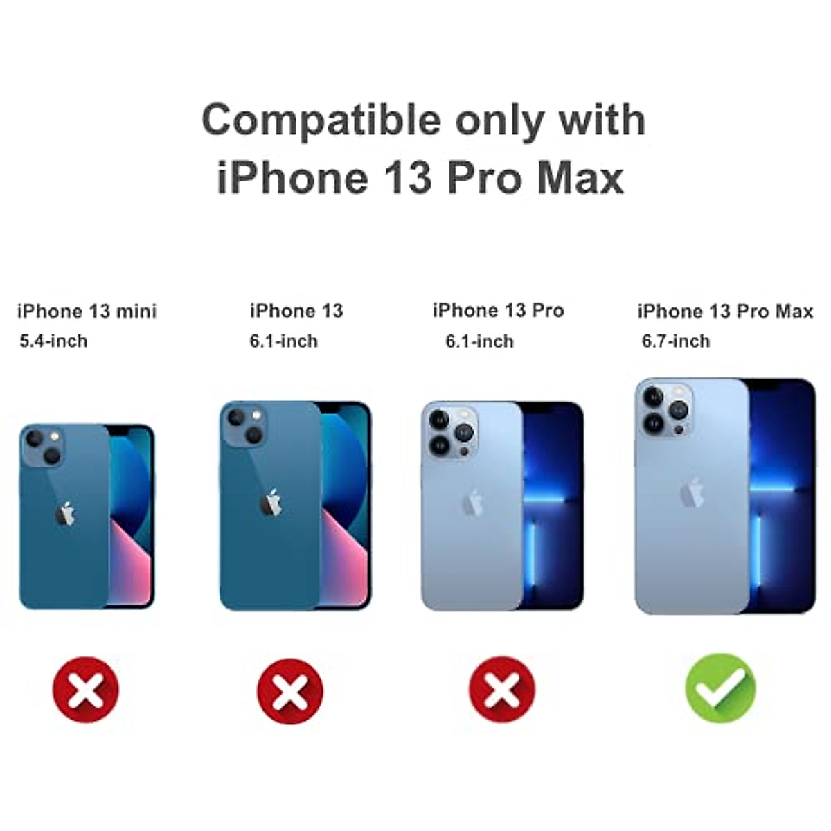 Shamo's Clear Case for iPhone 13 Pro Max Case (2021), Shockproof Bumper Cover Soft TPU Silicone Transparent Anti-Scratch, HD Crystal Clear