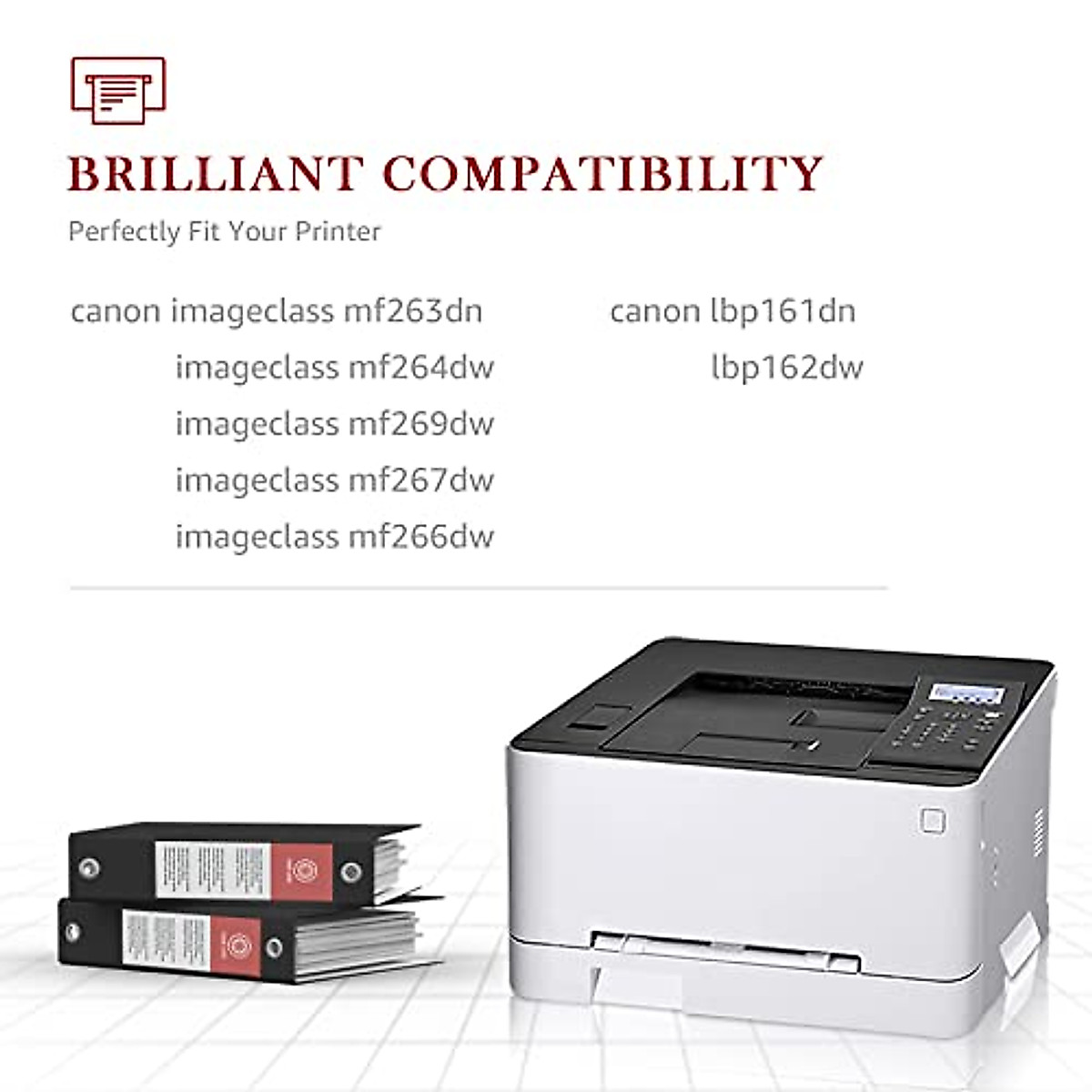 Toner Kingdom Compatible Toner Cartridge Replacement for Canon 051 for Canon ImageCLASS LBP162dw MF267dw MF264dw MF269dw Printer (Black, 2 Packs)