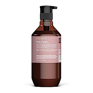 Theorie Marula and Seaberry Smoothing Shampoo - Smooth & Tame - Sulfate Free - Suited for Frizzy & Unruly Hair - Protects Color and Keratin Treated Hair, Pump Bottle 400mL