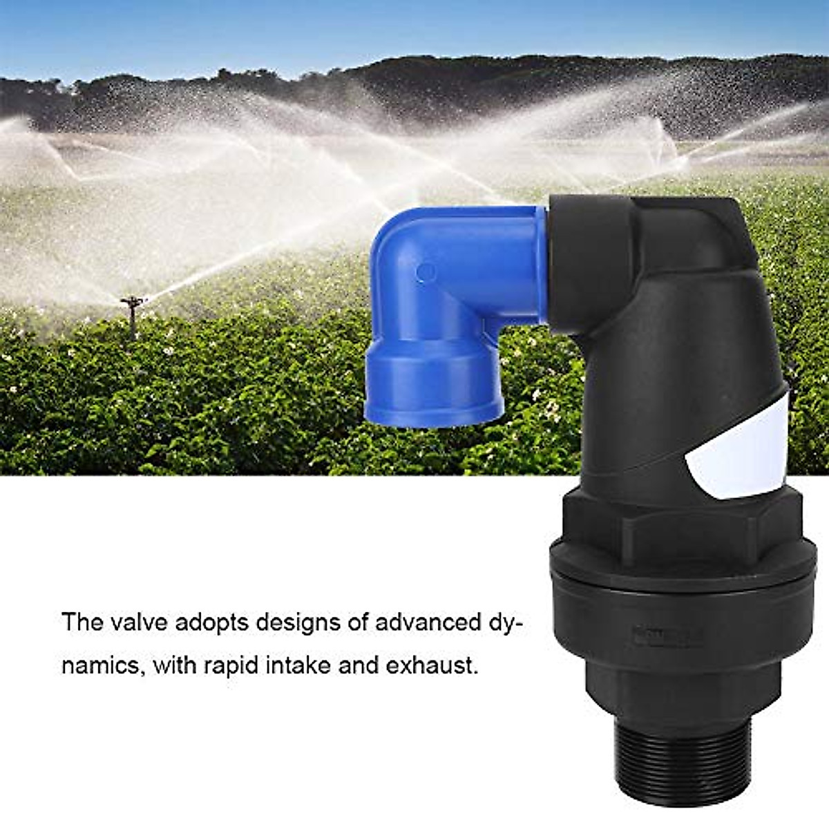 Air Valve Irrigation, Air Vacuum Relief Valve Exhaust Vent Valve for Agricultural Garden Irrigation System Air Vent Valve Irrigation (2 in DN50)