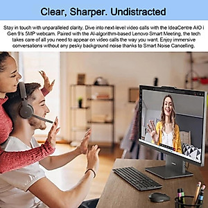 Lenovo IdeaCentre I Gen 9 Daily All-in-One, 23.8" FHD 1920 * 1080 Touchscreen 100Hz, i5-13420H, 16GB DDR5, 2TB SSD, Wi-Fi 6, Windows 11 Pro, Grey