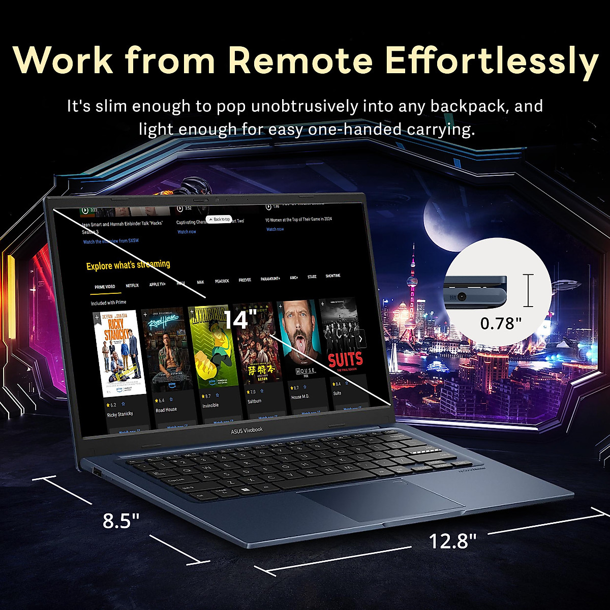 ASUS ZenBook 13 OLED Ultra-Slim Laptop, 13.3” FHD NanoEdge Bezel Display, AMD Ryzen 7 5700U, 8GB LPDDR4X RAM, 512GB PCIe SSD, NumberPad, Wi-Fi 5, Windows 11 Home, Pine Grey, UM325UA-DH71