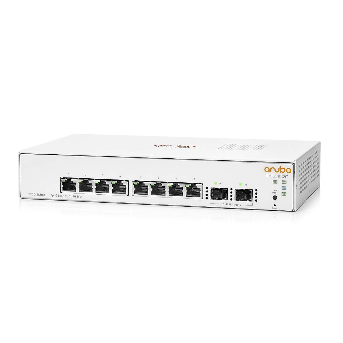 Aruba a Hewlett Packard Enterprise company Instant On 1930 8-Port Gb Ethernet 8 x GE, 2X 1G SFP, L2+ Smart Switch US Cord (JL680A#ABA)