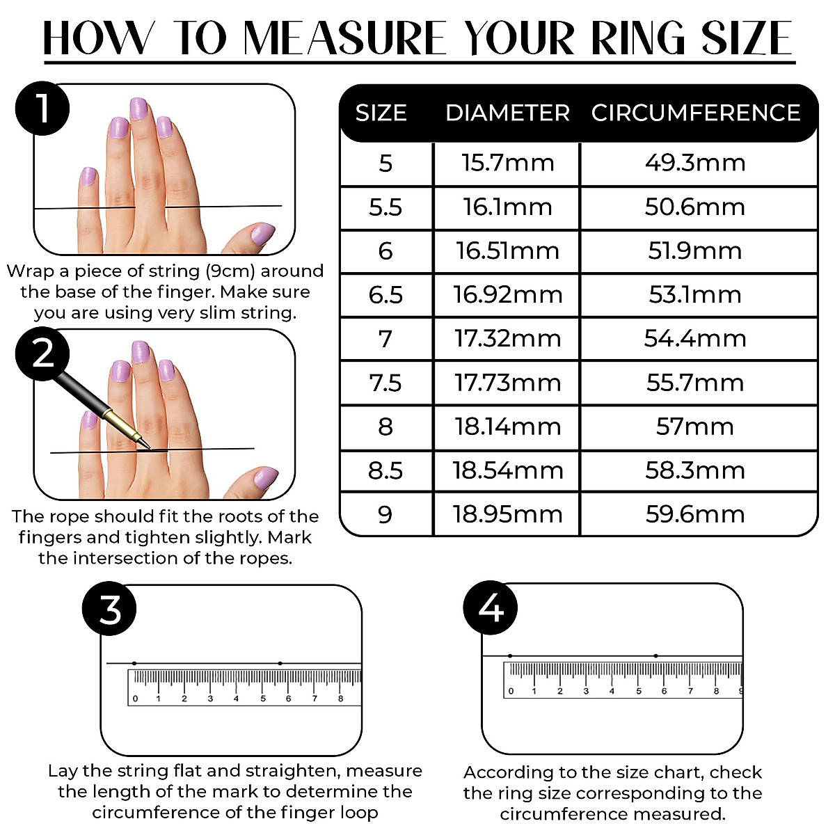 PREVELI Moissanite Rings For Women 1 Carat Fake Diamond Engagement Promise Wedding Ring 925 Sterling Silver Infinity Band Size 5