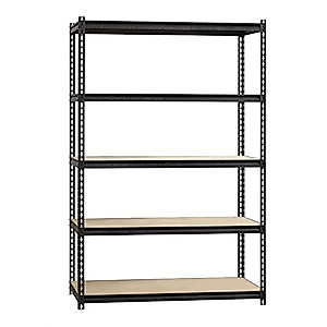 Hirsh 2,300 lb Capacity Iron Horse Shelving - 5 Compartment(s) - 72" Height x 48" Width x 24" Depth