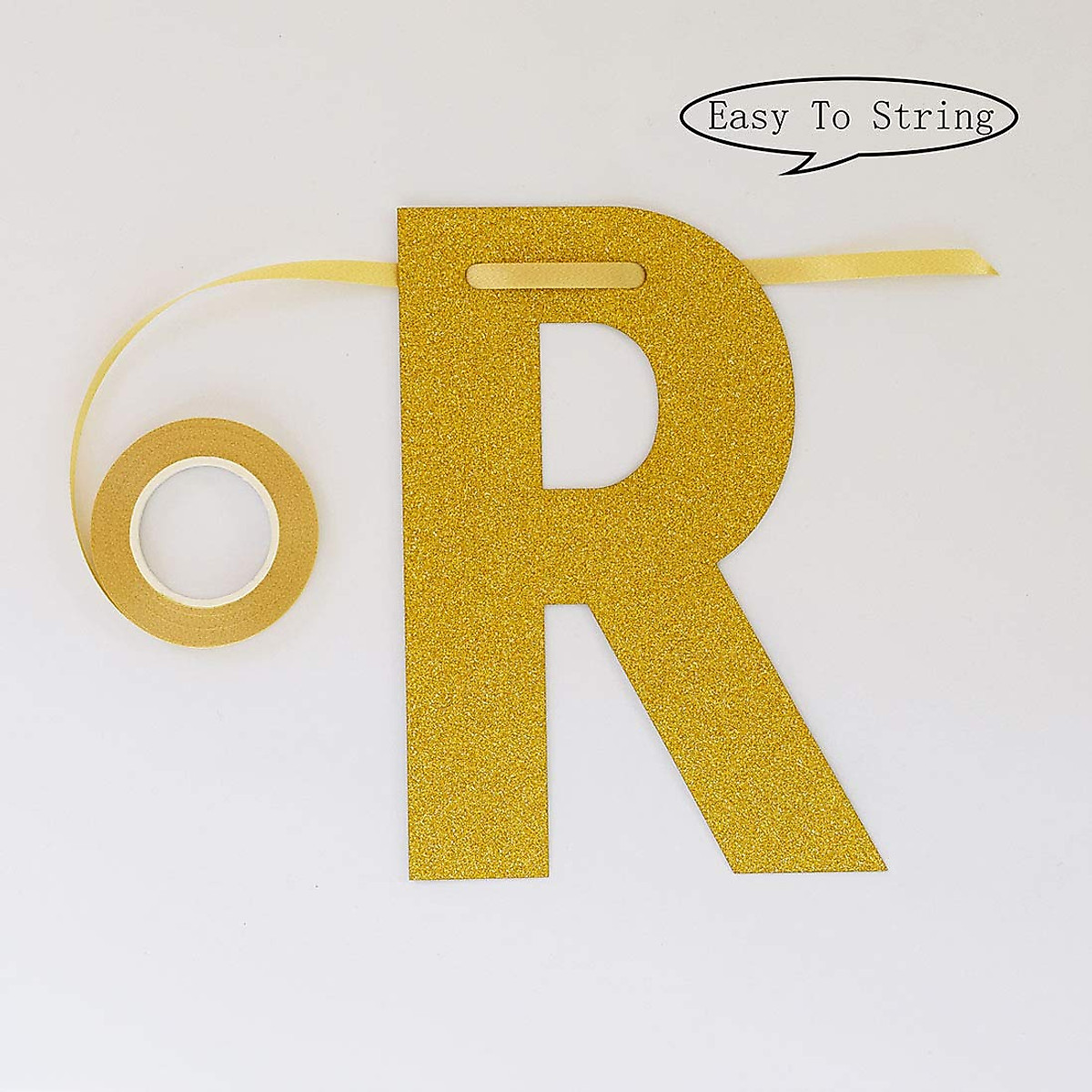 MAGJUCHE Gold glitter Cheers to 26 years banner,26th birthday party decorations