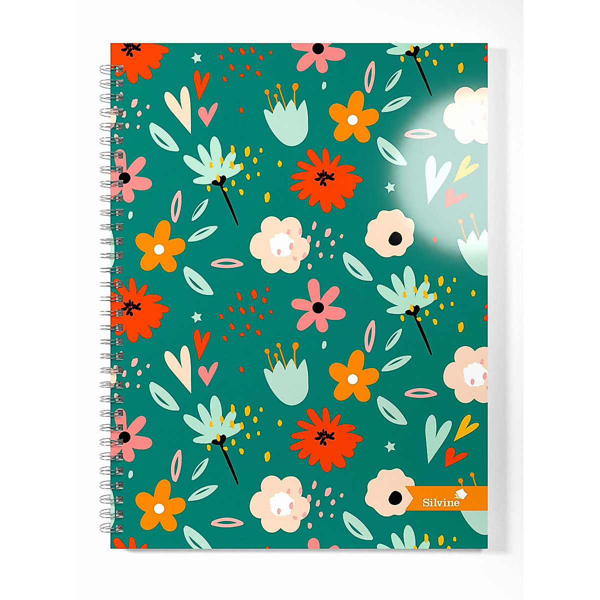 Silvine A4 Wirebound Notebooks in 4 Assorted Marlene West Designs. 160 Pages, Lined with Margin. Ref TWA4MW [Pack of 4]