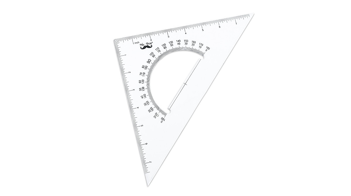 Mr. Pen Architectural Triangular Ruler Set - Precise Drafting Tools