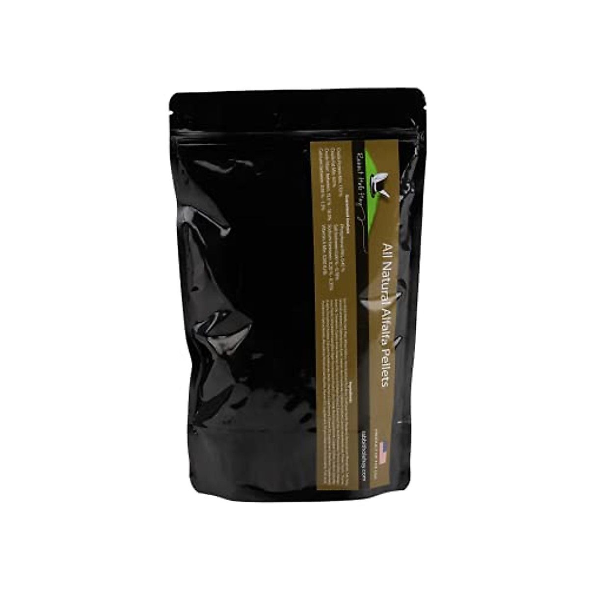 Rabbit Hole Hay Ultra Premium, All Natural Alfalfa Enriched Pellets for Your Small Pet Rabbit, Chinchilla, or Guinea Pig (12oz)