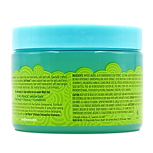 Just For Me Curl Peace Tender Head Detangling Treatment - Rinses Away Knots, Pre-Wash, Post-Styling, Contains No Parabens, Sulfates, Mineral Oil, Petrolatum, or Animal Testing, 12 oz
