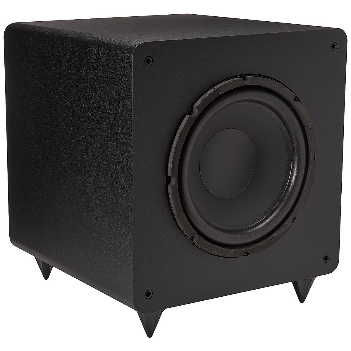 Monoprice SW-10 150 Watt RMS (300 Watt Peak) Powered Subwoofer 10in, Ported Design, Variable Phase Control, Variable Low Pass Filter, for Home Theater