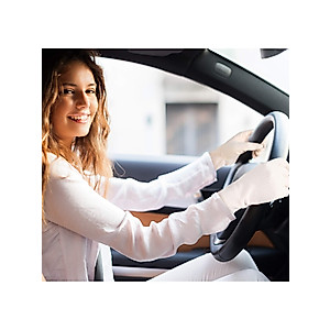 6 Pairs Women Summer UV Protection Gloves Touchscreen Driving Gloves Non-Slip Sun Protective Gloves (Purple, Black, Pink, Light Pink, Beige, Gray)