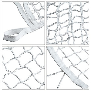 Mono-gatari Slow Feed Hay Net Bag Full Day for Horses, Goat Feeder Hay Net Horse Feeding Small Holes Adjustable Grazing Feeder (63" Length x 40" Width)