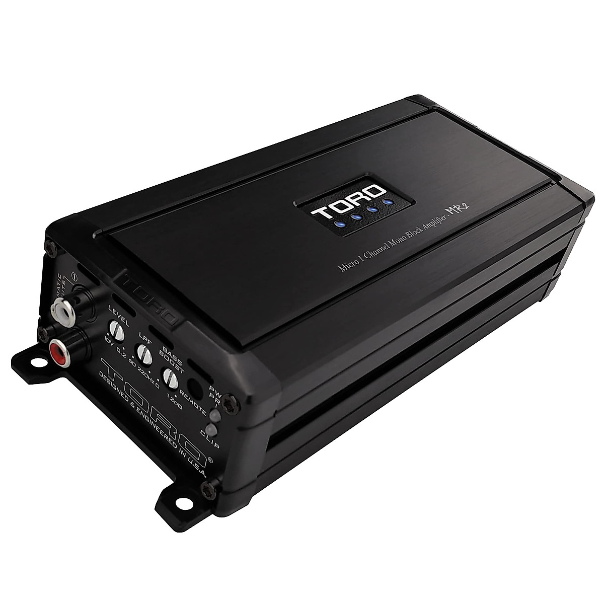 TORO TECH – R6, 8000 Watts MAX – 3200 Watts RMS 0.5Ω Stable Monoblock Car Amplifier Sound Quality Class D Design, Built-in Auto Sensing Turn-On, Subwoofer Amplifier