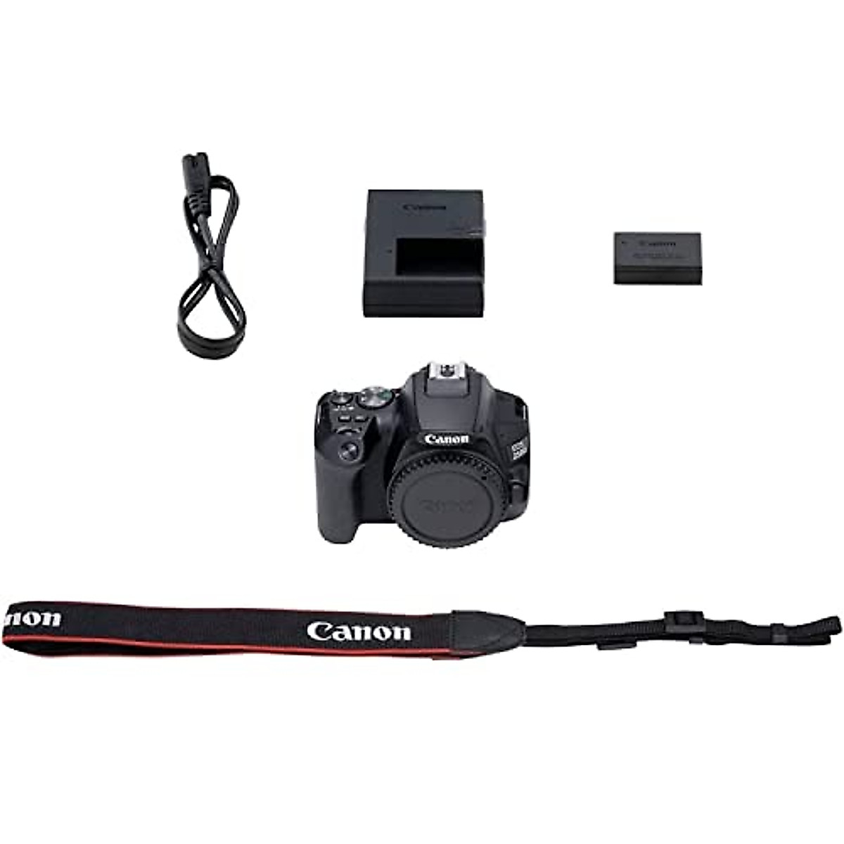 250D (Rebel SL3) DSLR Camera w/EF-S 18-55mm F/4-5.6 is STM Zoom Lens + 75-300mm F/4-5.6 III Lens + EF 50mm f/1.8 STM Lens + 128GB Memory + Case + Tripod + Filters (40pc Bundle)