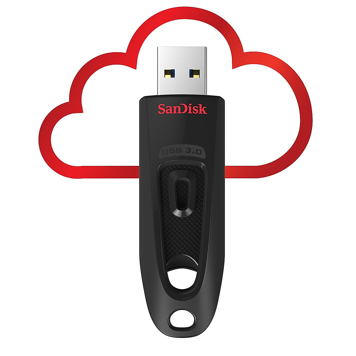 SanDisk SDCZ48-128G-GC46 128GB Ultra USB 3.0 Flash Drive and Cloud