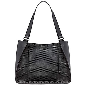 Calvin Klein Estelle Novelty Satchel, Black