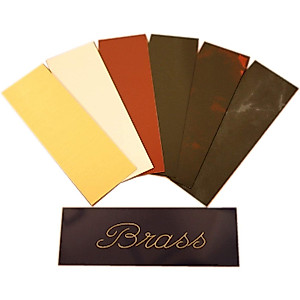 Custom Personalized Engraved Brass/Aluminum Name Plate Plaque Art Label Tag Gift Trophy 2x4 / 2x6 / 3x6 inch