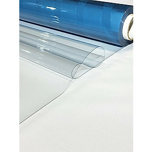 USA Fabric Store Clear Vinyl 30 Gauge Isinglass Double Polished Marine Boat by The Foot 54 Wide