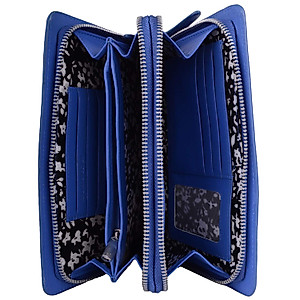 Valita Womens Large Soft Leather RFID Clutch Bag/Purse - Periwinkle