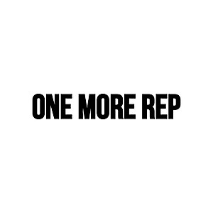 Vinyl Wall Art Decal - One More Rep - 5" x 30" - Trendy Motivational Positive Mind Change Quote Sticker for Gym Crossfit Fitness Center Yoga Pilates Classes Dance Studio Decor (Black)