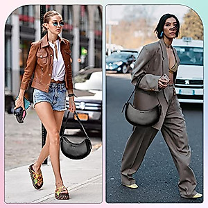 Keyli Shoulder Bag for Women Christmas Gifts Fashion Plain Weave Mini Purse Zipper Closure Shoulder Purses Tote Bags Clutch Adjustable Double Straps Tote Handbags Top-Handler Bag Black