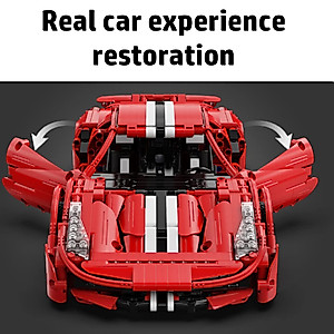 WISEPLAY Car Building Kits for Adults and Kids - Collectible Car Models Kits to Build for Adults and Kids -Technic Set 1:12 Scale 1126 Pieces - Great Birthday Gift for Adults, Teenagers and Kids