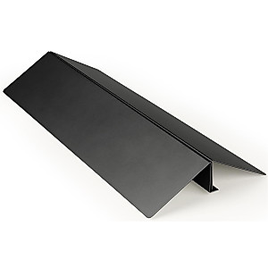 Displays2go Sign Clamp with Wedge Design, Supports Posters up to 1.5” Thick, Steel – Black (FLRHLD36BK)
