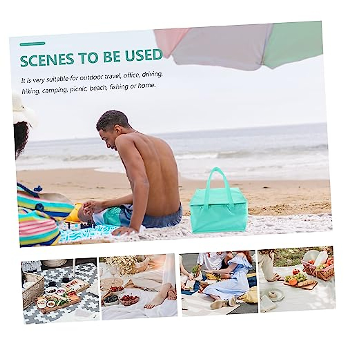 ULTECHNOVO Pizza Food Delivery Tote Insulation Bag Cooler Bag Containers for Food Shopping Bag Organizer Water Resistant Backpack Delivery Cool Lunch Bag Pizza Delivery Backpacks Picnic Bag