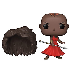 Pop! Marvel: Black Panther - Okoye with Red Dress and Removable Wig, Fall Convention Exclusive