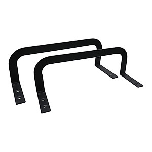 T Tulead 2PCS Black Mattress Retainer Bar Mattress Slide Stopper Anti Slip Mattress Gripper for Bed Frame with Screws 10.39"×3.39"