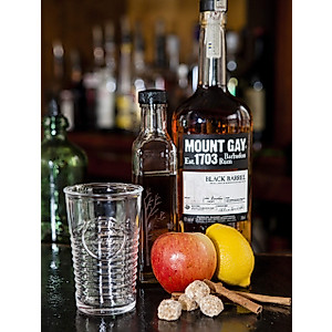 Bormioli Rocco Officina1825 Cooler Glass, Set of 4, 4 Count (Pack of 1), Clear