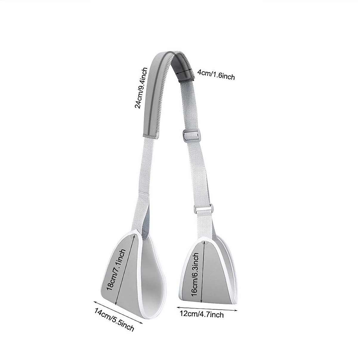 Sonew Arm Sling Shoulder Immobilizer Adjustable Children Adult Arm Sling Shoulder Support Brace Strap for Arm with Soft Comfortable Padded