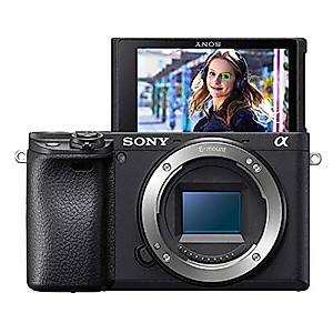 Sony Alpha a6400 Mirrorless Digital Camera Body - Bundle with Camera Case, 32GB SDHC U3 Card, Cleaning Kit, Card Reader, Memory Wallet, PC Software Package