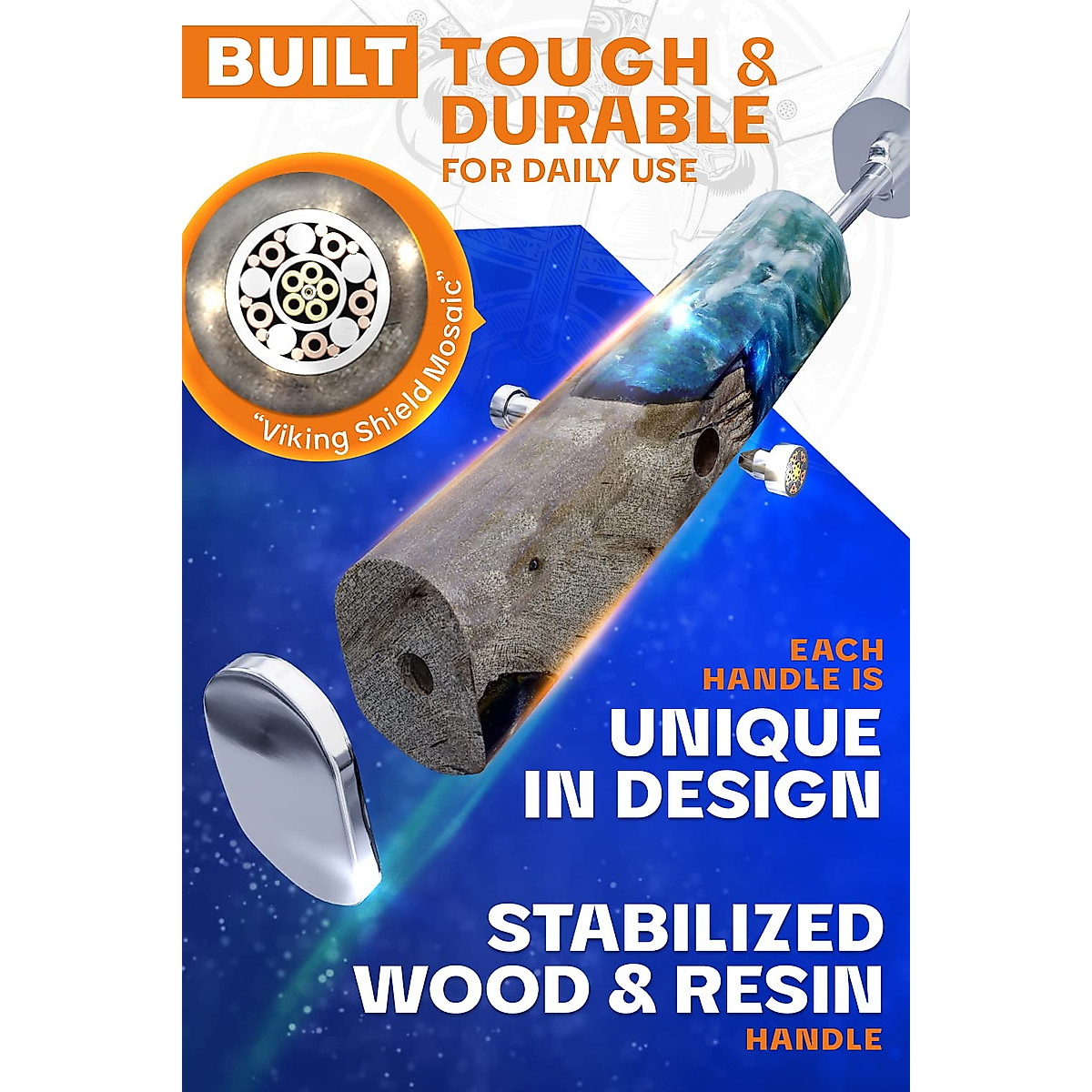 Dalstrong Valhalla Series Slicing & Carving Knife 12" Bundled with Boning Knife 6" - Leather Sheath