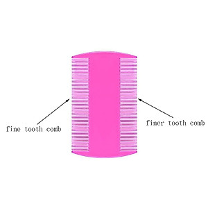 CDOFFICE 10 PCS Dog Flea Combs Double sided Pet Flea Lice Combs Cat Grooming Fine Tooth Hair Combs