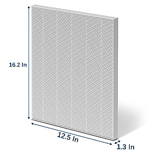 115115 HEPA Replacement Filter A Size 21 Compatible with Winix PlasmaWave C535 5300 5300-2 6300 6300-2 P300 AM90 9000 5000 5000B C909 9800 Air Purifier, 4 Pack