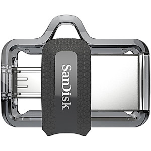 SanDisk 32GB Ultra Dual USB 3.0 and Micro USB Flash Drive, Up to 150MB/s Read Speed
