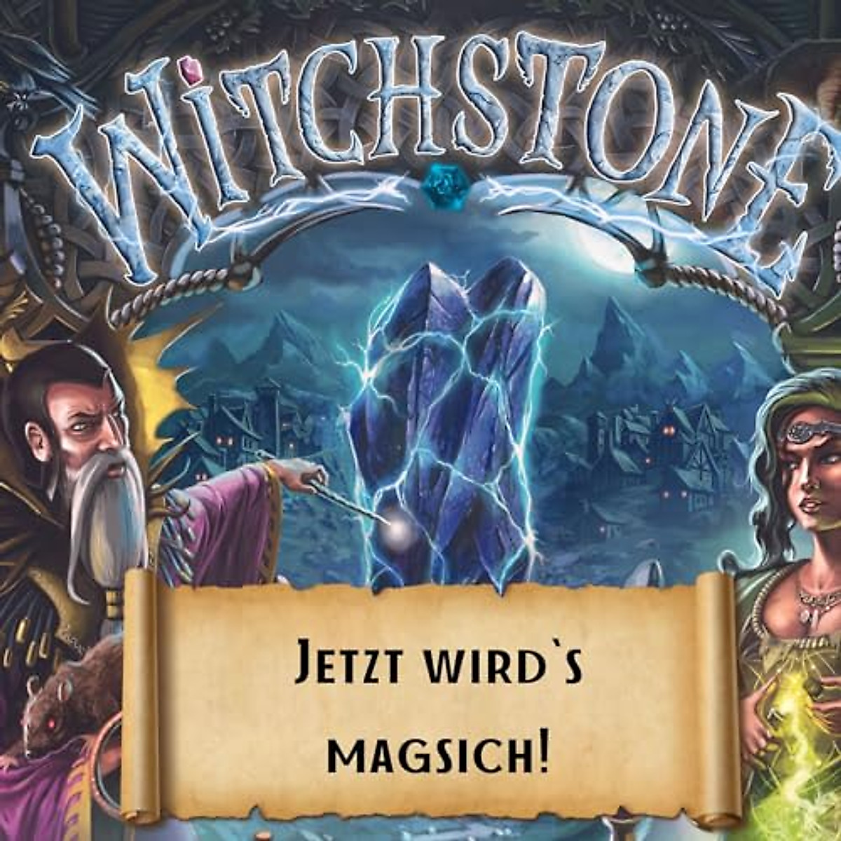 R&R Games Witchstone, Strategy Game, Family Board Game, Strategy Game for Kids, Teens, and Adults, Board Games for Family Night