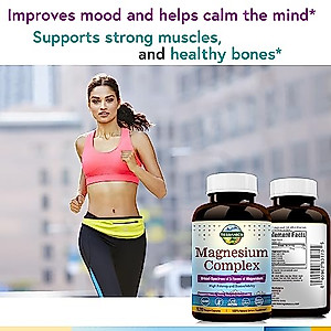 Terranics Magnesium Complex 500mg, 120 Veg Capsules, 55mg of Elemental Magnesium per Capsule, Better Absorption, Sleep, Muscle, Heart Health, Vegan, Non-GMO