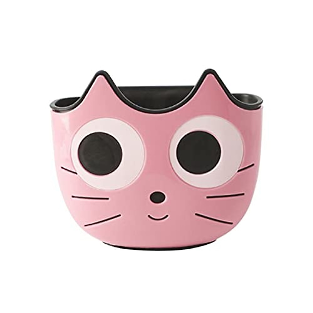 LuckyBamboo Sink Sponge Holder Hanging, Cute Gadgets Basket with Buckle for Kitchen, Bathroom, Workplace Organizer (Bule+Pink 2Pack)