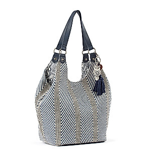 Sakroots Roma Shopper, Navy Spirit Desert Woven