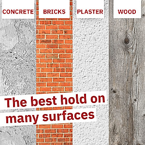 RIKAMA® 50 Picture Nails Gold | Picture Hanging kit | Each 10x 0.75, 1, 1.25, 1.5, 2 inch | Steel Nails for Hanging Pictures | Made in Germany