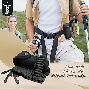 DEHITE Christian Gifts for Men - Religious Basket Inspirational Present - Insulated Tumbler - Notebook - Multitool Pocket Knife - Christmas Gift Birthday Box for Father