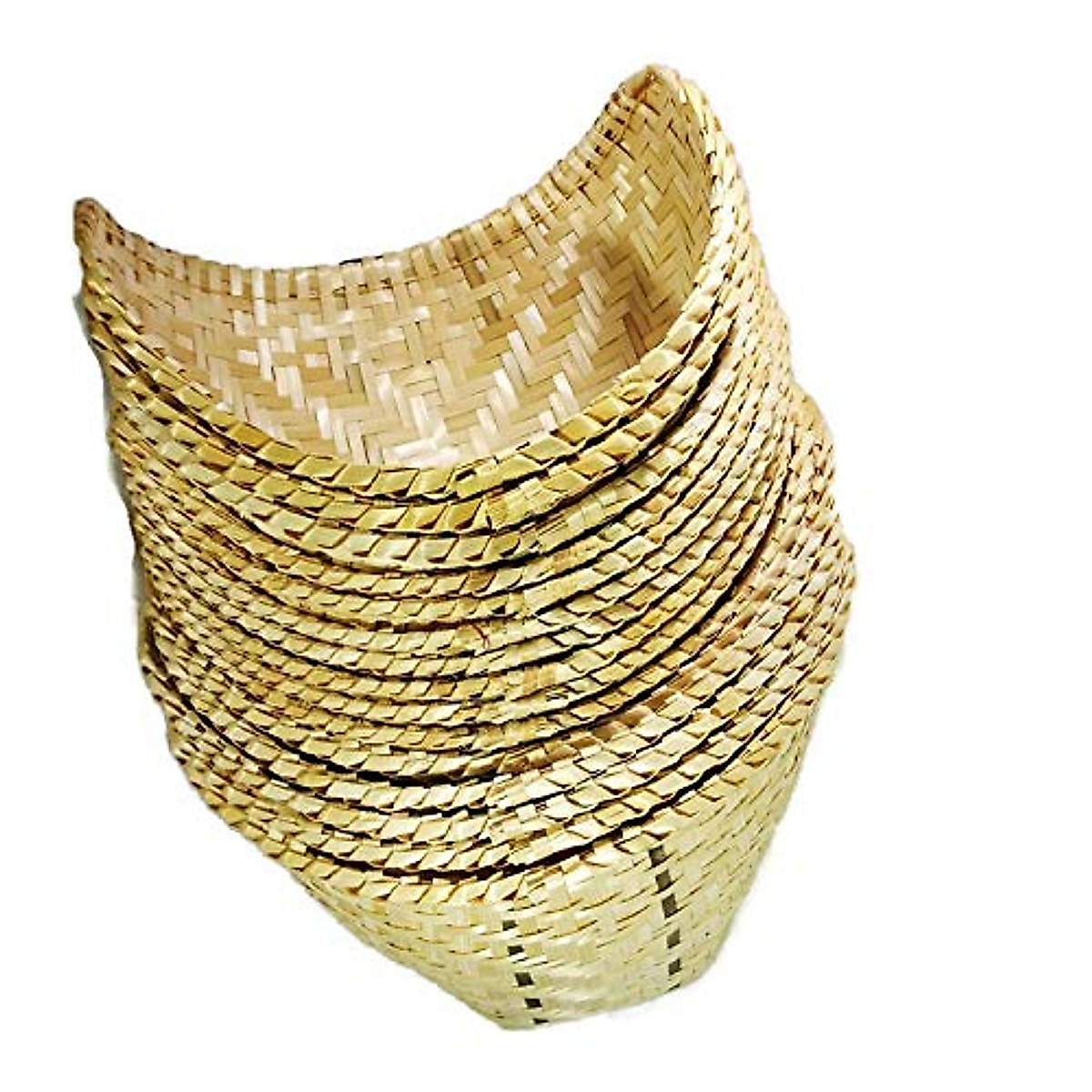 Big Size Sticky Rice Steamer Pot Basket Made from Bamboo Nature Cover Cook Kitchen Cookware Tool Vegetables, Dim Sum, Buns, Chicken Fish Meat