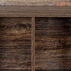 CreekT 10-Shelf Barrister Bookshelf for Bedroom, Tall Bookshelf for Living Room, Large Bookshelf for Bedroom, Open Bookshelf, Bookcase Shelf, Modern Bookshelf, Solid Wood Bookshelf, Cube Shelf