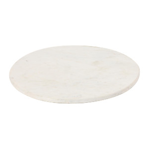 Creative Co-Op Marble, White Lazy Susan