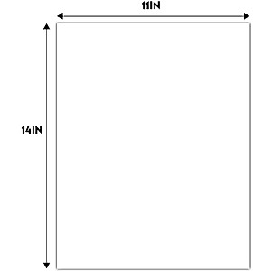 skyDrama 10-Pack Uncut Acid-Free Picture Mat Boards - 11x14 - White - for Photography, Art & Craft