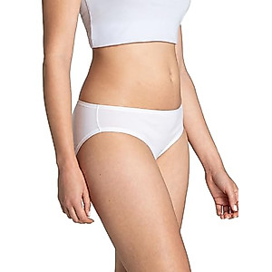 Fruit of the Loom Women's High Performance Cotton Bikini Underwear, Plus Sizes, 6-Pack, Colors Vary - Size 9